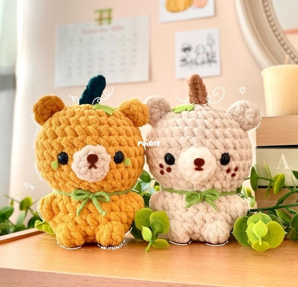Wai Crochets - Wai - Pumpkin bear - Free-Knitting and Crochet ...