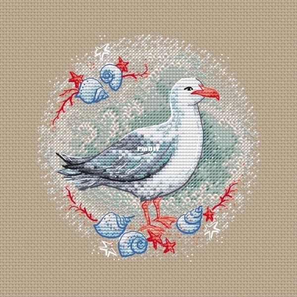 Magic Stitch - Seagull by Nadezhda Nagornaya-Cross stitch Communication ...